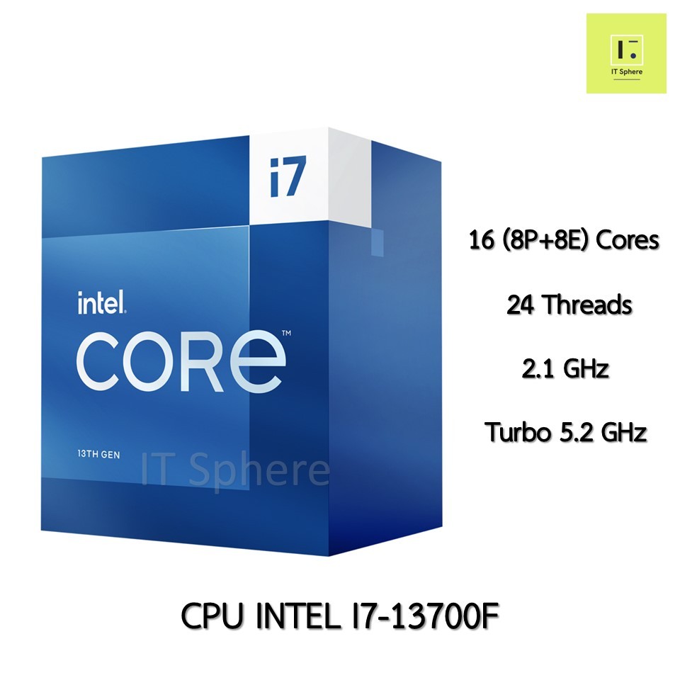 [ศูนย์ไทย มือ1] CPU INTEL I7-13700F LGA1700 LGA 1700 i7 13700F 13700 F ...