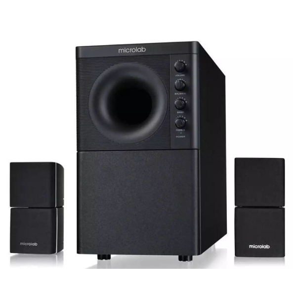 Microlab X2 / 2.1 BT Bluetooth Speaker 2.1 ลำโพงบลูทูธ สำหรับคอมพิวเตอร์ 2.1 ริมแดง ของแท้ประกัน ...