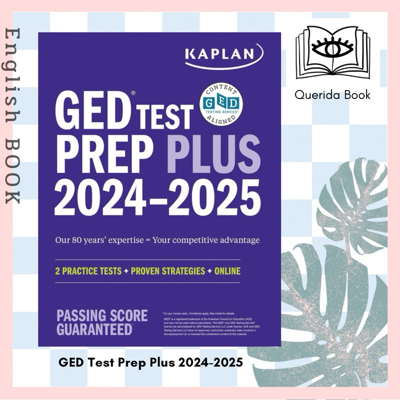 พร้อมส่ง หนังสือ GED Test Prep Plus 2024-2025: Includes 2 Full Length ...