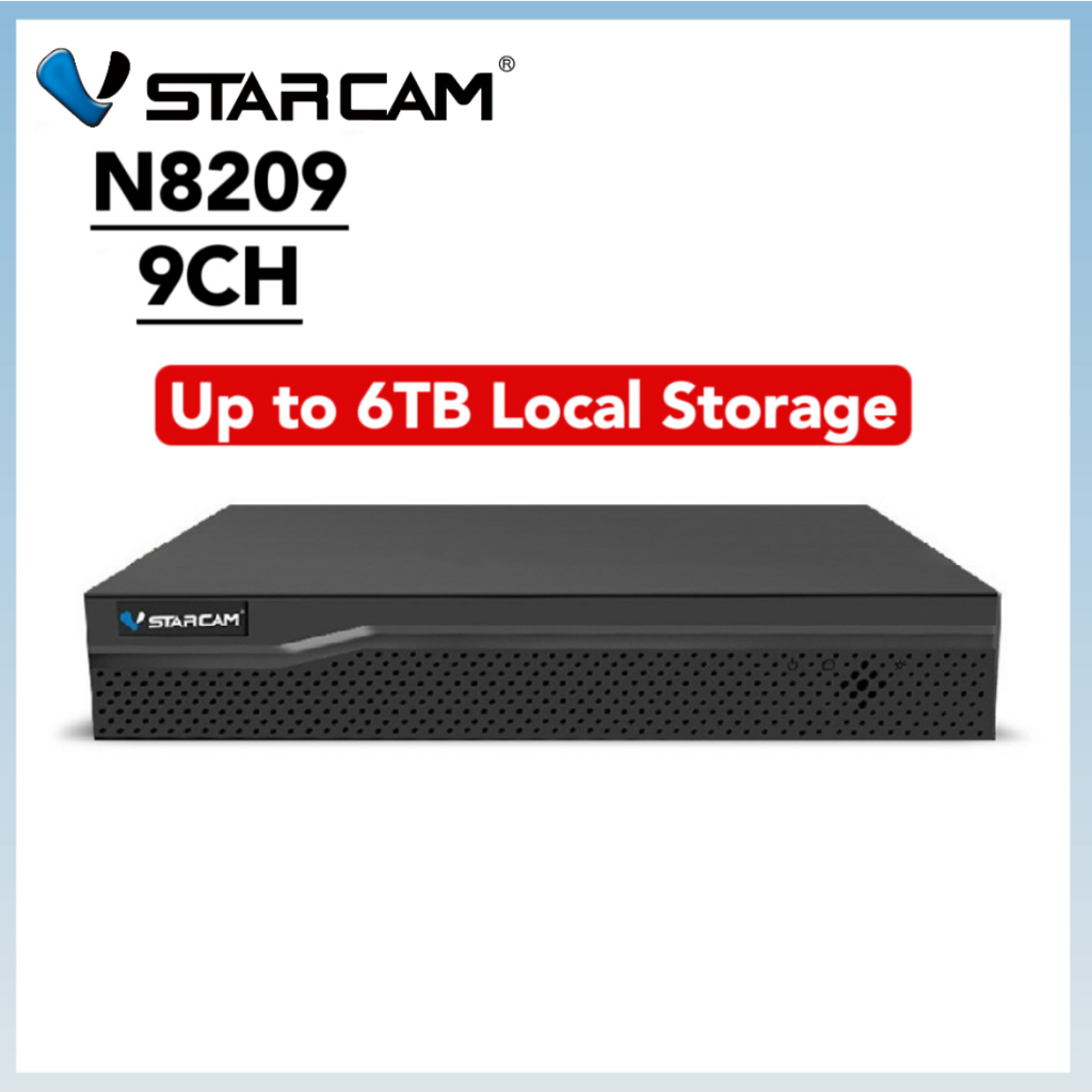 Vstarcam Eye4 NVR-16CH / 9CH รุ่น N8216 / N8209 N3208รองรับ5K ไม่มีรวมฮาร์ดดิส（ต้องซื้อ ...