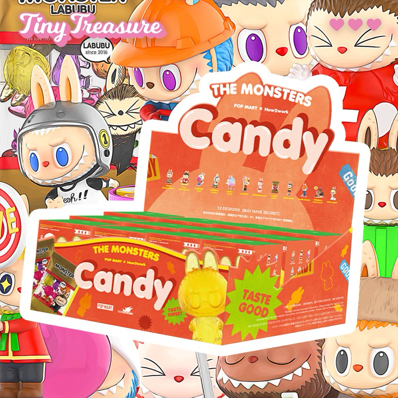 [Tiny Treasure] พร้อมส่ง THE MONSTERS - Labubu Candy Blindbox Series ...