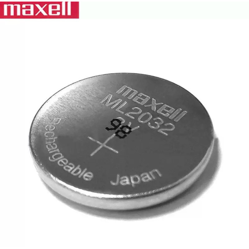 ถ่านMaxell ML2032 Lithium 3V (ชนิดชาร์จซ้ำได้) 1 ก้อน ของแท้ | Shopee ...