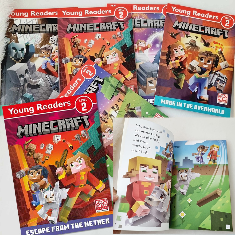 [หนังสือ เด็ก] Minecraft Young Readers: Survival Mode Paperback หัดอ่าน ...