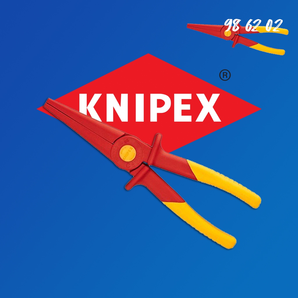 Knipex คีม พลาสติกปากแหลมกันไฟ VDE รุ่น 986202 (9นิ้ว) | Shopee Thailand