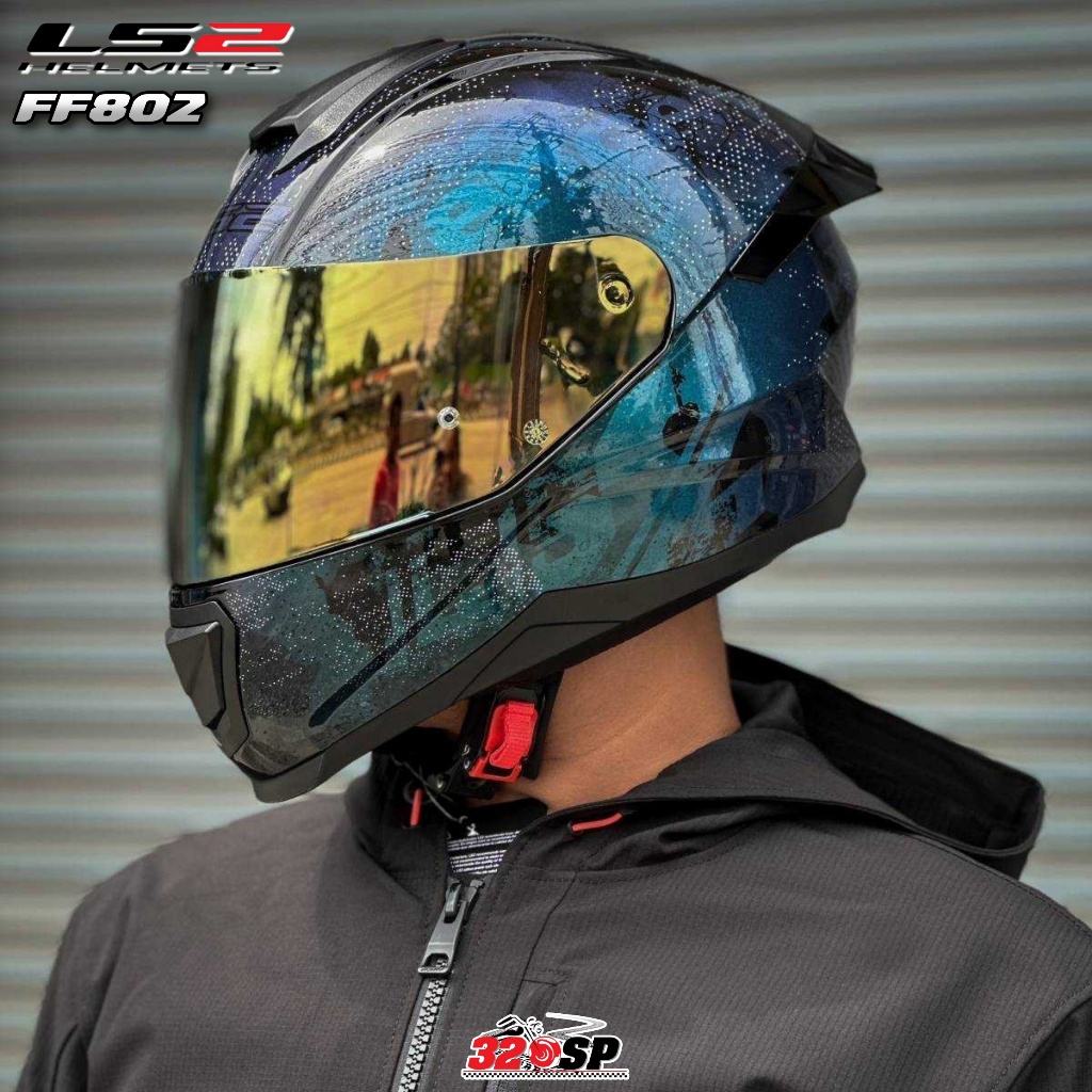 แถมฟรี!! ชิลด์ปรอททองทุกออเดอร์ !! หมวกกันน็อค LS2 FF802 FLASH ลายใหม่ ...