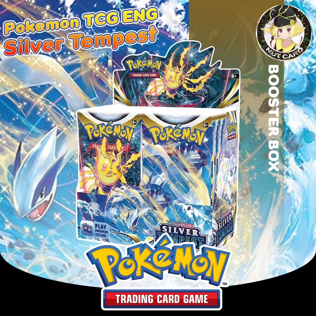 [Pokemon] Pokemon TCG Silver Tempest Booster Box (ภาษาอังกฤษ) | Shopee ...