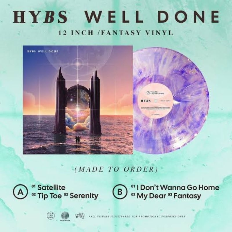 แผ่นเสียง HYBS - WELL DONE LP Vinyl พร้อมส่ง | Shopee Thailand