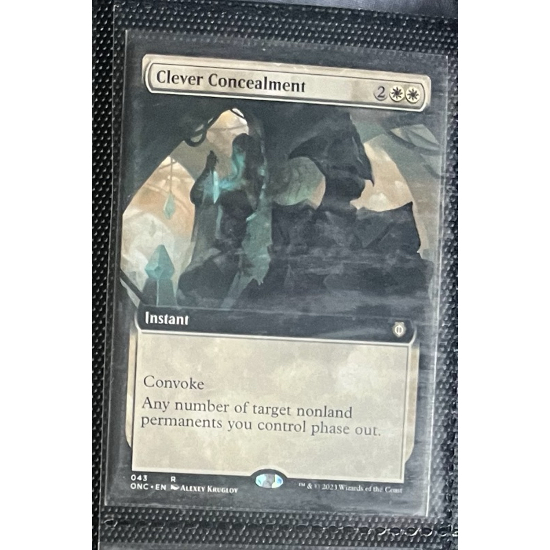 การ์ด MTG Clever Concealment White EDH Magic the Gathering รุ่น ONC ...