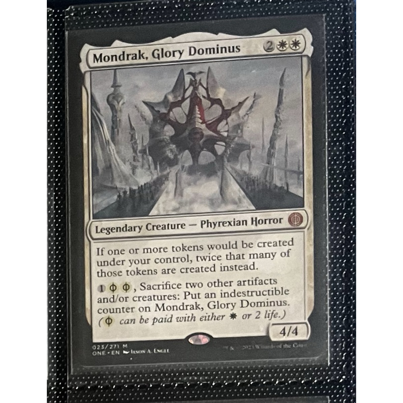 การ์ด MTG Mondrak, Glory Dominus White EDH Magic the Gathering รุ่น ONE ...