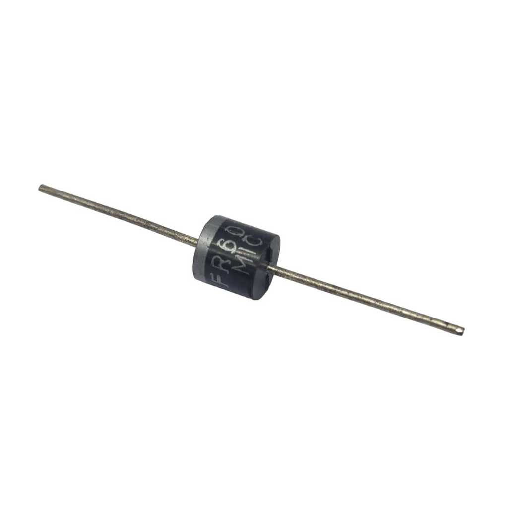 FR607 FAST RECOVERY RECTIFIER DIODE ไดโอด 6A 1000V ยี่ห้อ MIC | Shopee ...