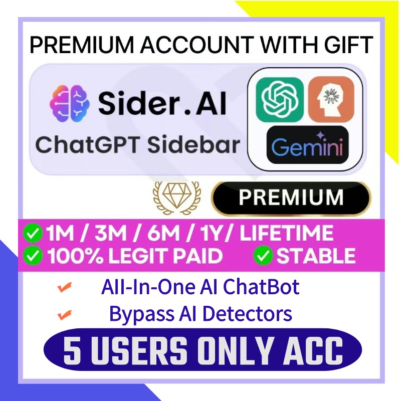 Sider AI ChatGPT 4.0 Turbo +GPT3.5 Turbo + Claude Al +ChatPDF|GPT4.0 GPT3.5 | AI Tool Work 5 ...