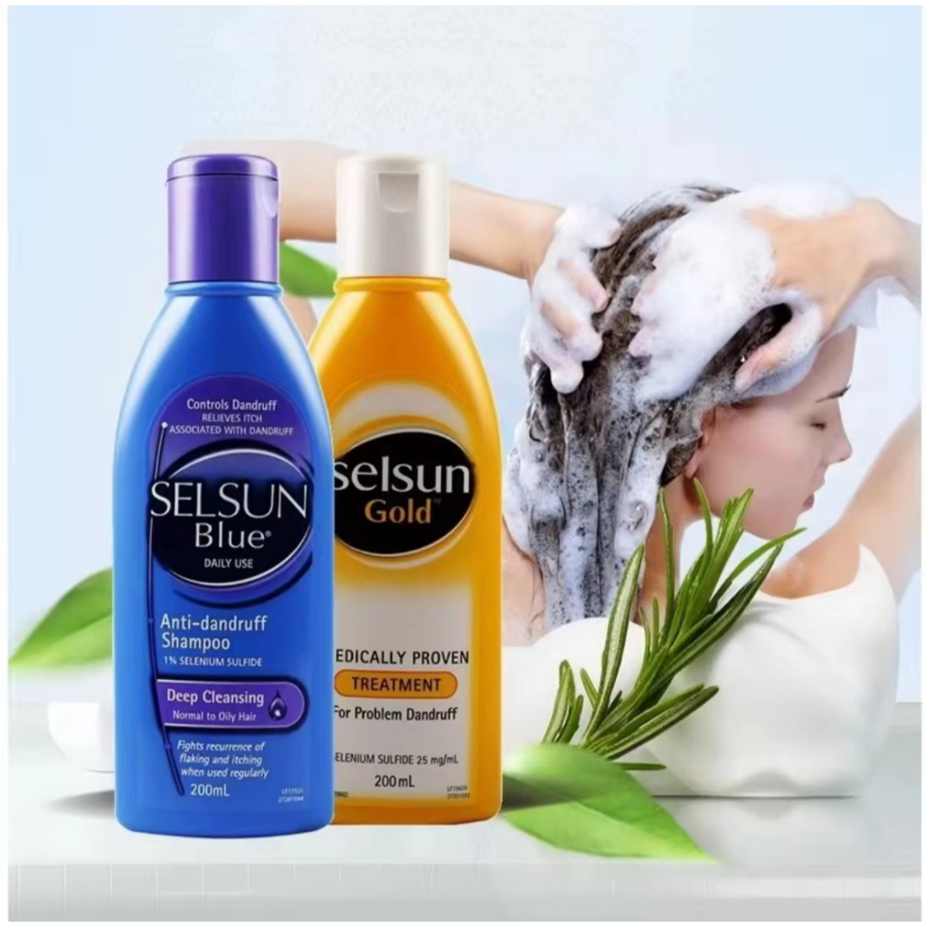 SELSUN 2.5 selenium sulfide non-silicone oil, powerful anti-dandruff ...