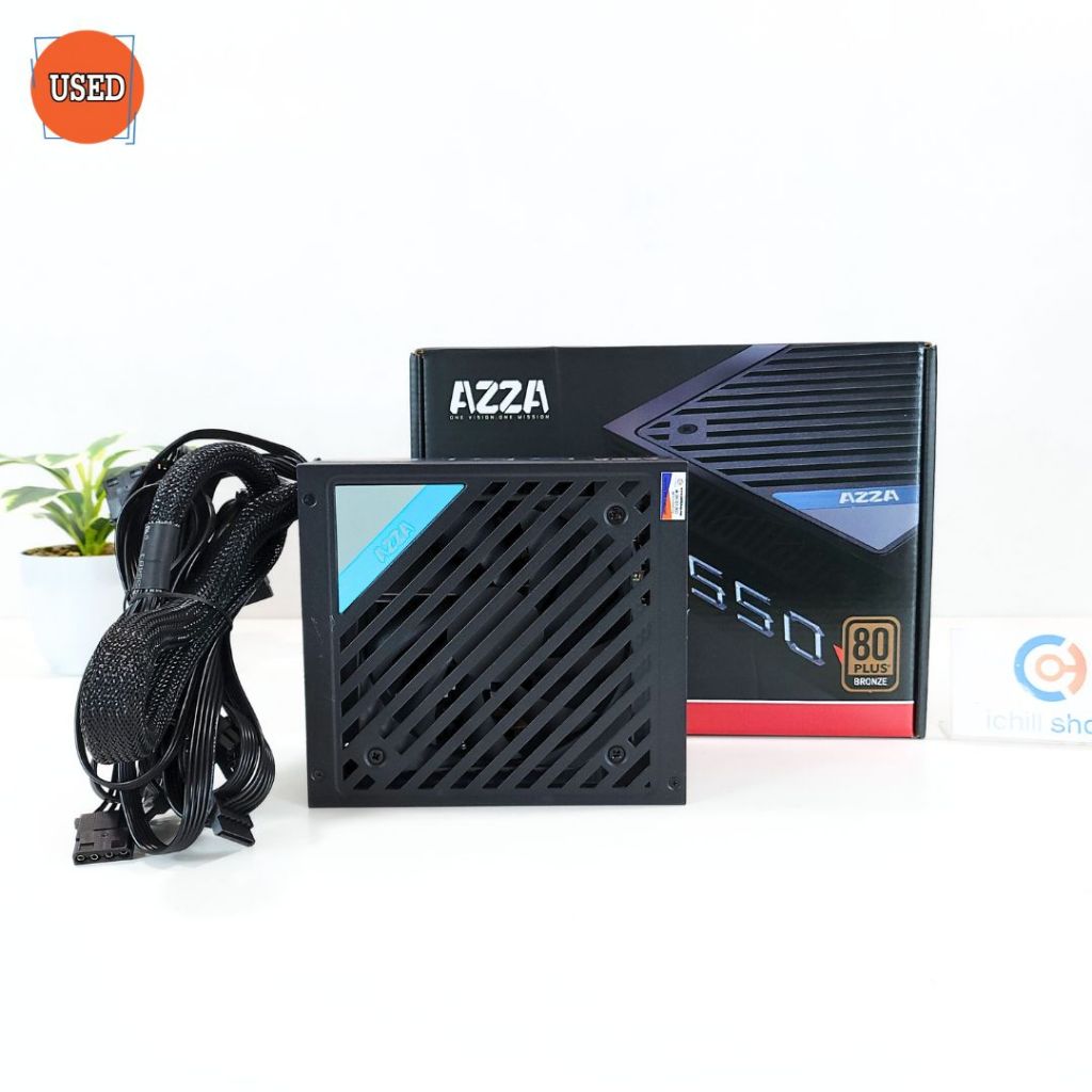 POWER SUPPLY (พาวเวอร์ซัพพลาย) AZZA PSAZ 550W (80 PLUS BRONZE) P14606 ...