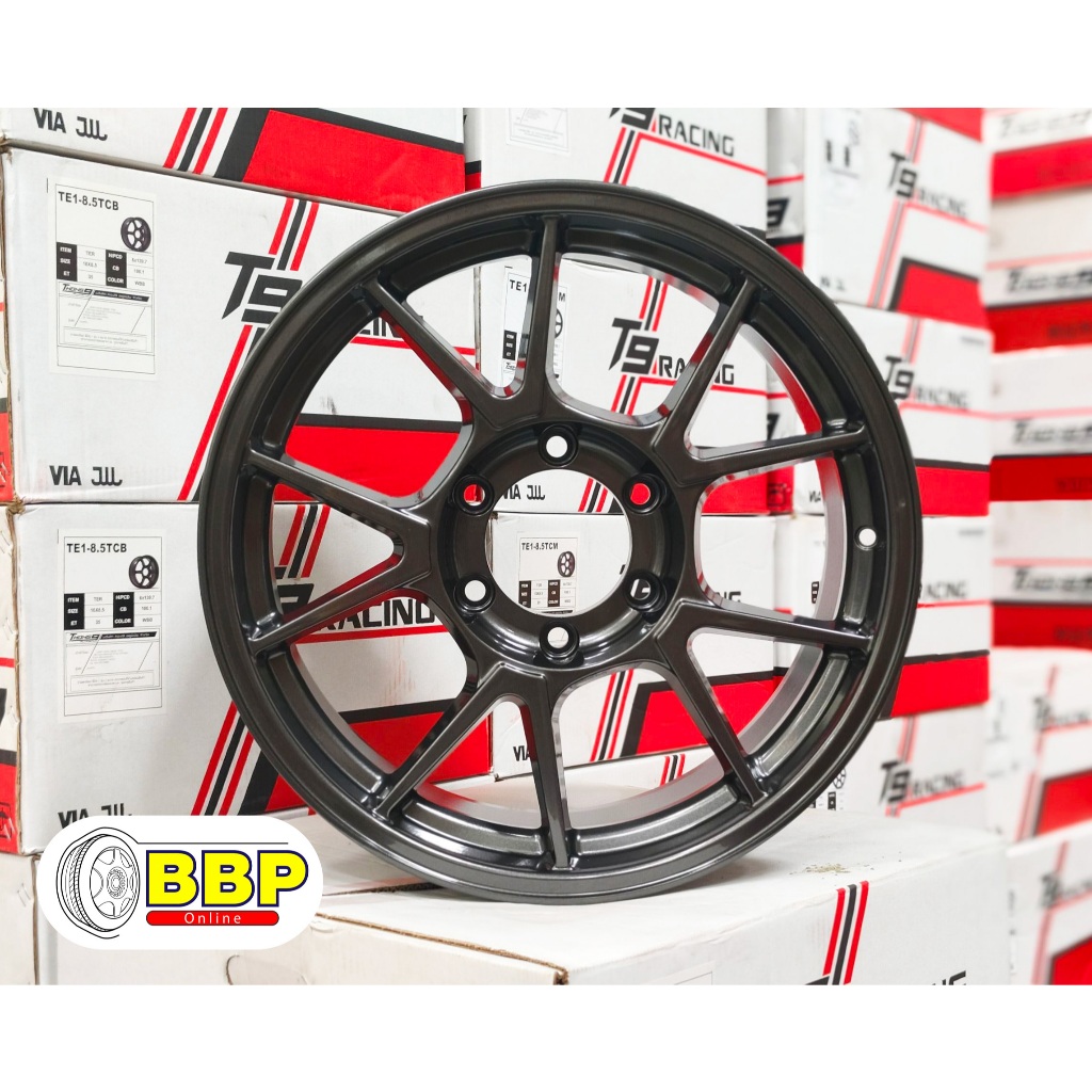 แม็ก Thong9 TC005 ขอบ 18 สีเทากันเข้ม 5/6 รู (4วง) | Shopee Thailand