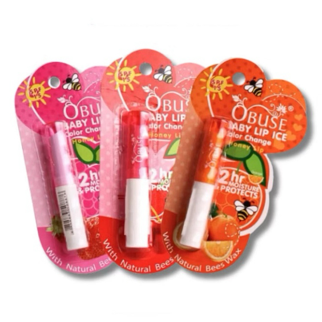 ลิปมันเปลี่ยนสี โอบิวซ์ เบบี้ ลิป ไอซ์ คัลเลอร์ เช้นท์ Obuse Baby Lip ...