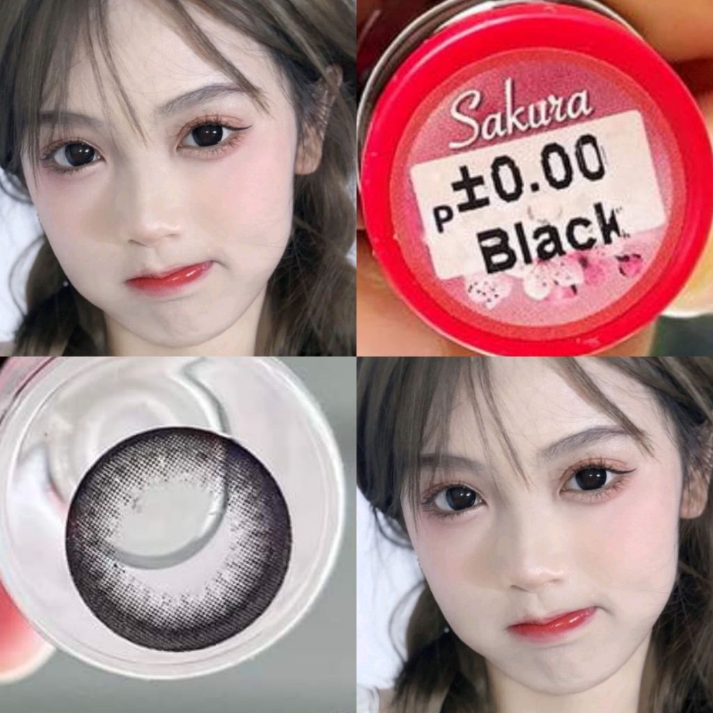 บิ๊กอาย คอนแทคเลนส์ รุ่น Sakura gray/ brown ฝาแดง ยี่ห้อ Pitchy lens ...