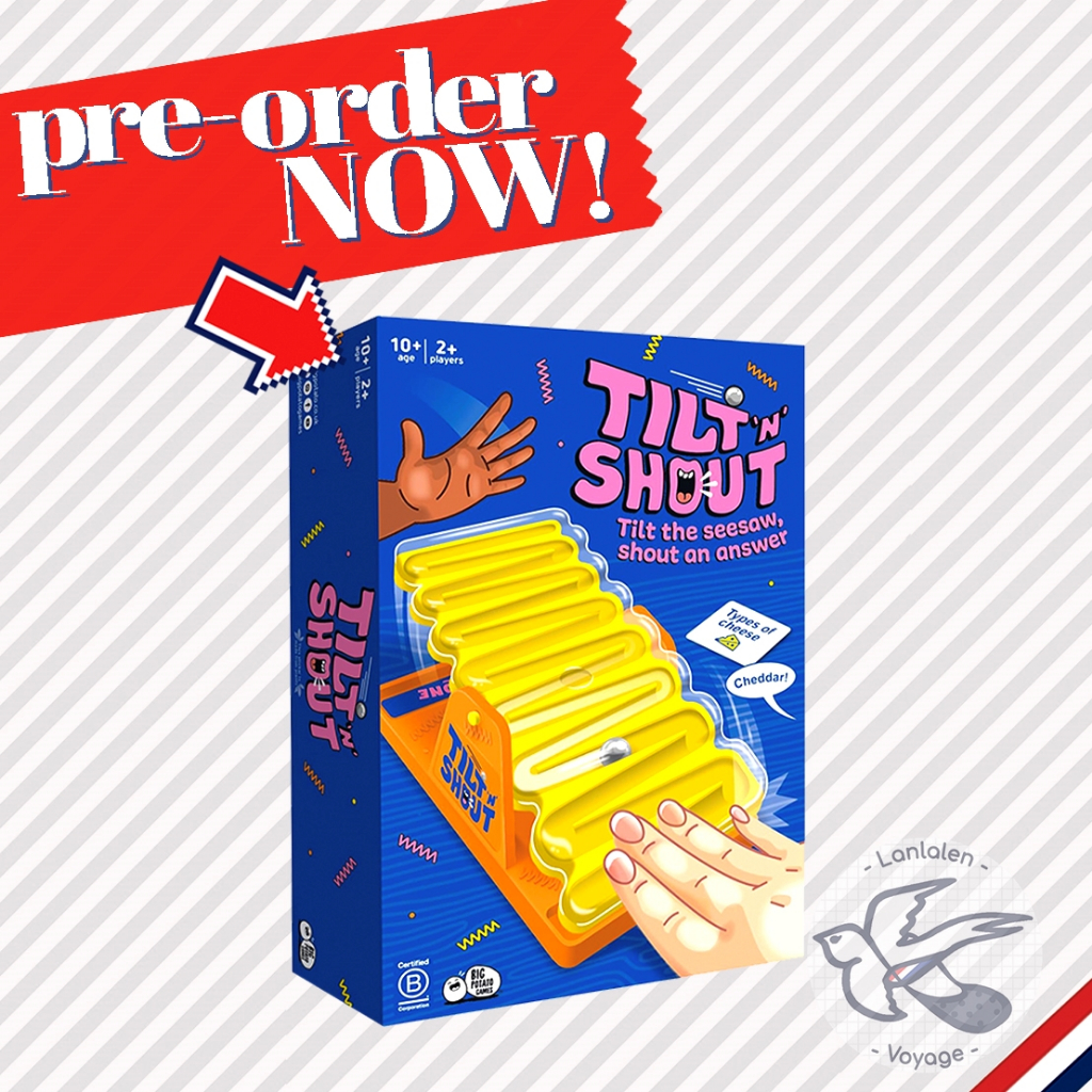 [Pre-Order] Tilt and Shout [Boardgame] | Shopee Thailand