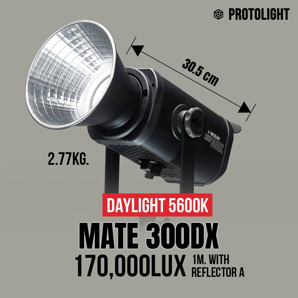 Protolight Mate 200/300 DX/BX LED COB ไฟต่อเนื่องสตูดิโอ ช่างภาพใช้เป็นไฟถ่ายรูป VDO ไลฟ์สด งาน ...