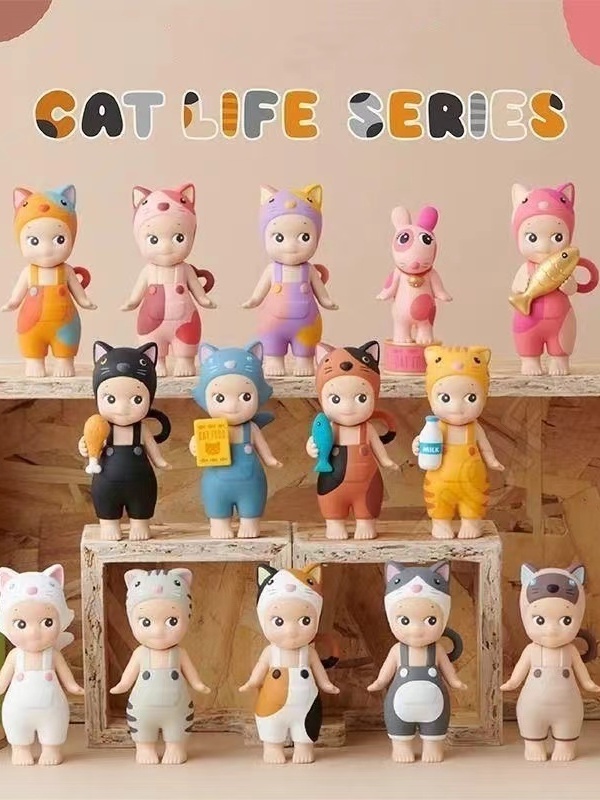 Meow Meow Daily Series Blind Box SONNY Angel ตุ๊กตาเล่นแมวอินเทรนด์ของ ...