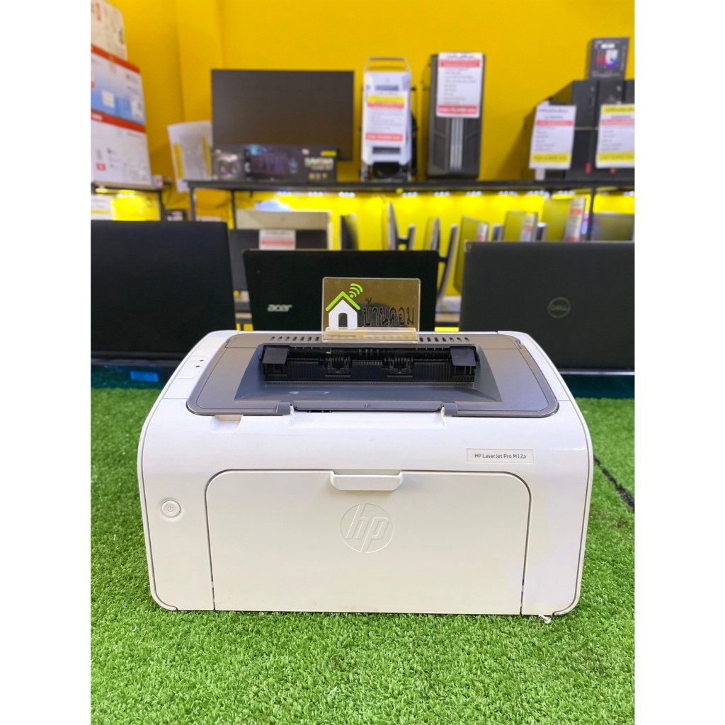 ปริ้นเตอร์ Laser HP Pro M12A มือสองเครื่องพร้อมใช้งาน เปลี่ยนหมึกใหม่ ...