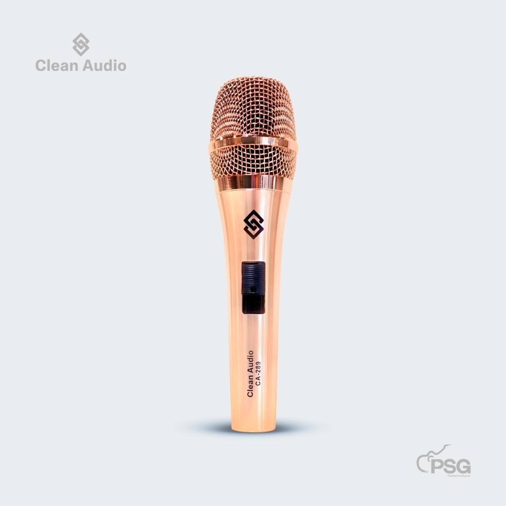 CLEAN AUDIO : CA-289 ROSE GOLD ไมโครโฟนไดนามิค Dynamic Microphone ...