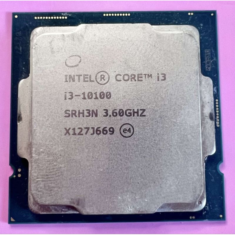 ซีพียู CPU Intel Core i3 10100 4คอ 8เทรด 65W LGA 1200 ฟรีซิลิโคน1ซอง i3 ...