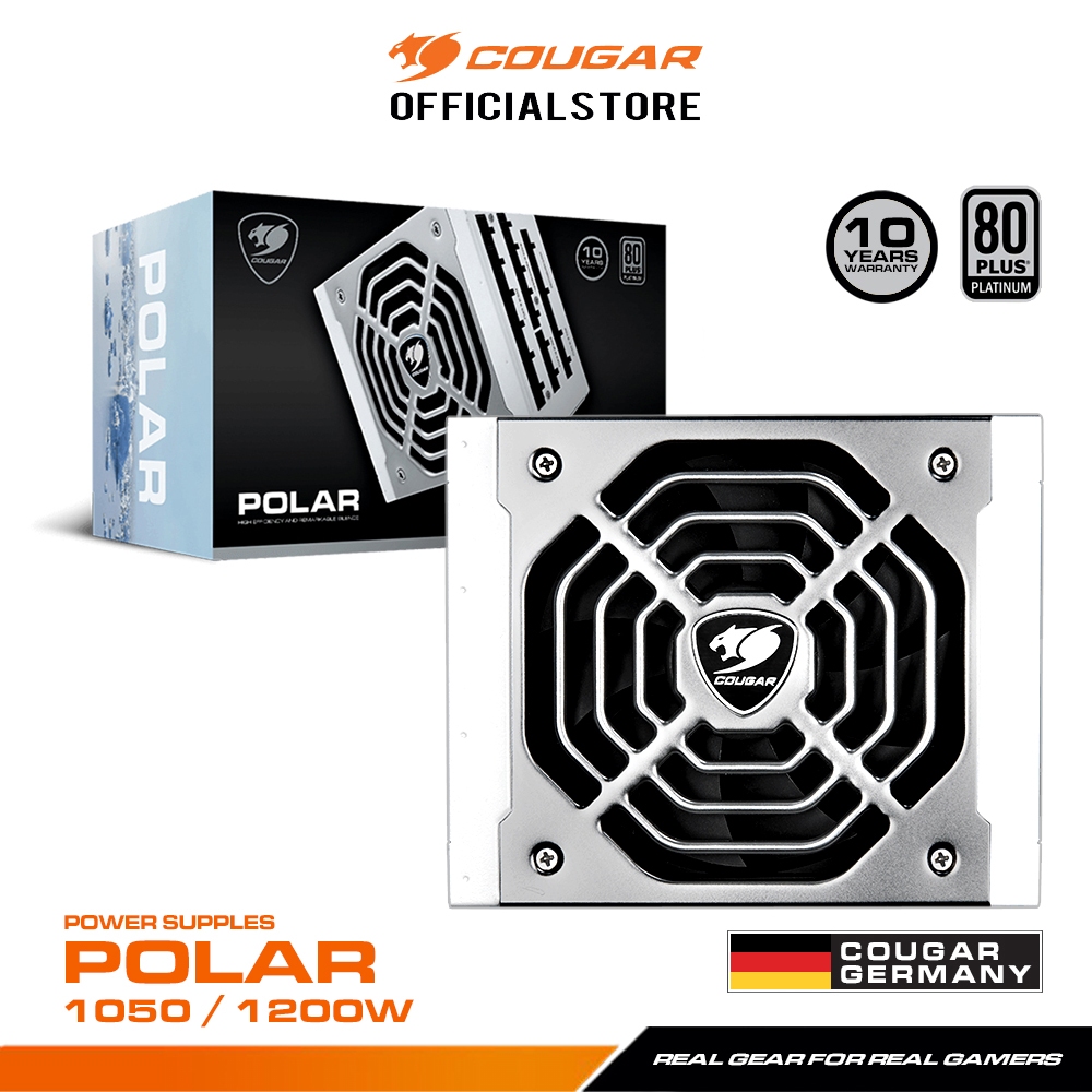 COUGAR POLAR 1050W/1200W (80+Platinum) : Power Supply รับประกัน 10 ปี ...