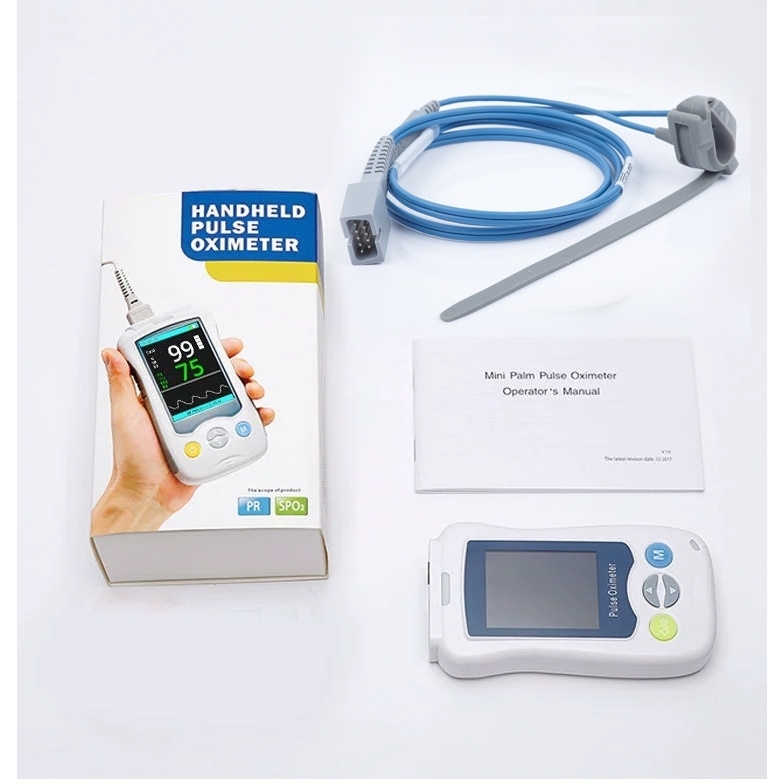 เครื่องวัดออกซิเจนในเลือด แบบโรงพยาบาล Handheld Pulse Oximeter Monitoring YONKER รุ่น YK-820 ...