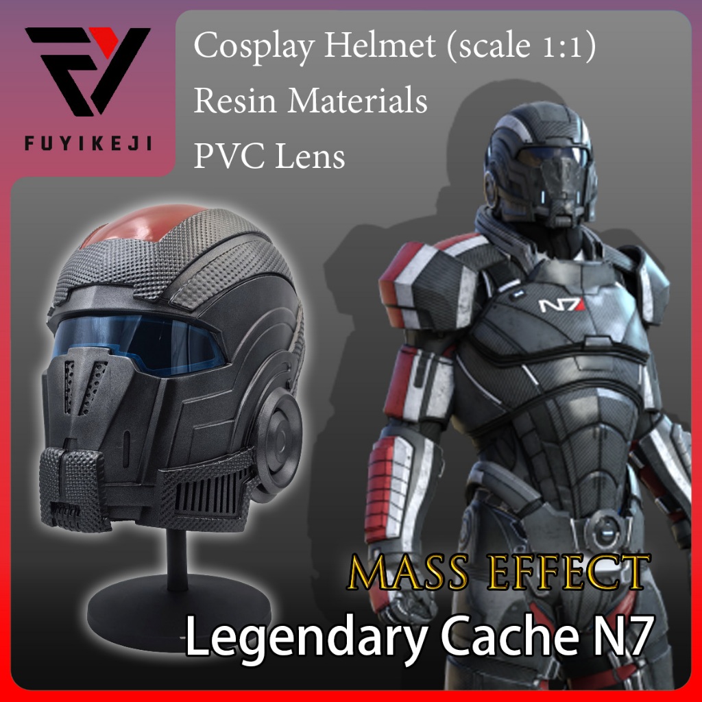 คอสเพย์ หมวก Mass Effect | Legendary Cache N7 | Cosplay Helmet | Games ...