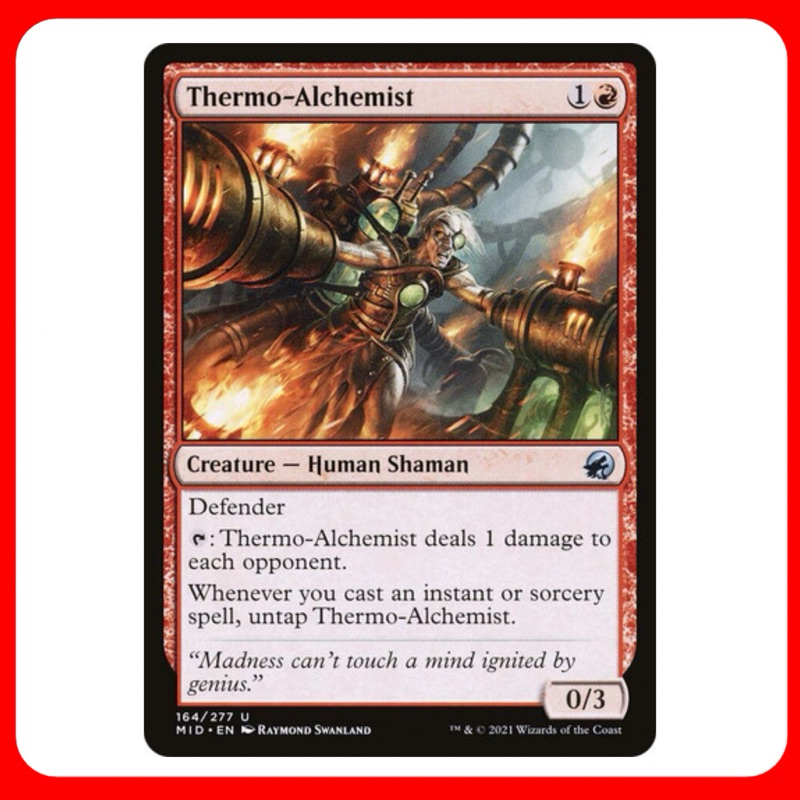 [MTG] Thermo-Alchemist [MID] [RED] [UNCOM] [NORMAL] [ENG] (การ์ดเมจิค ...