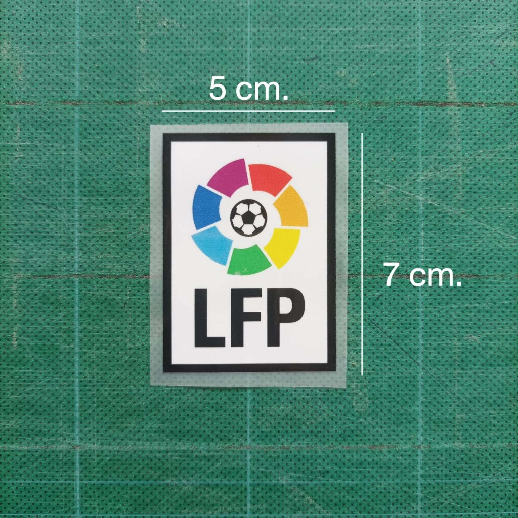 อาร์ม ติดเสื้อบอล ลาลีกา สเปน (ขอบดำ) v.2 (เล็ก) La Liga Patch Badge ...