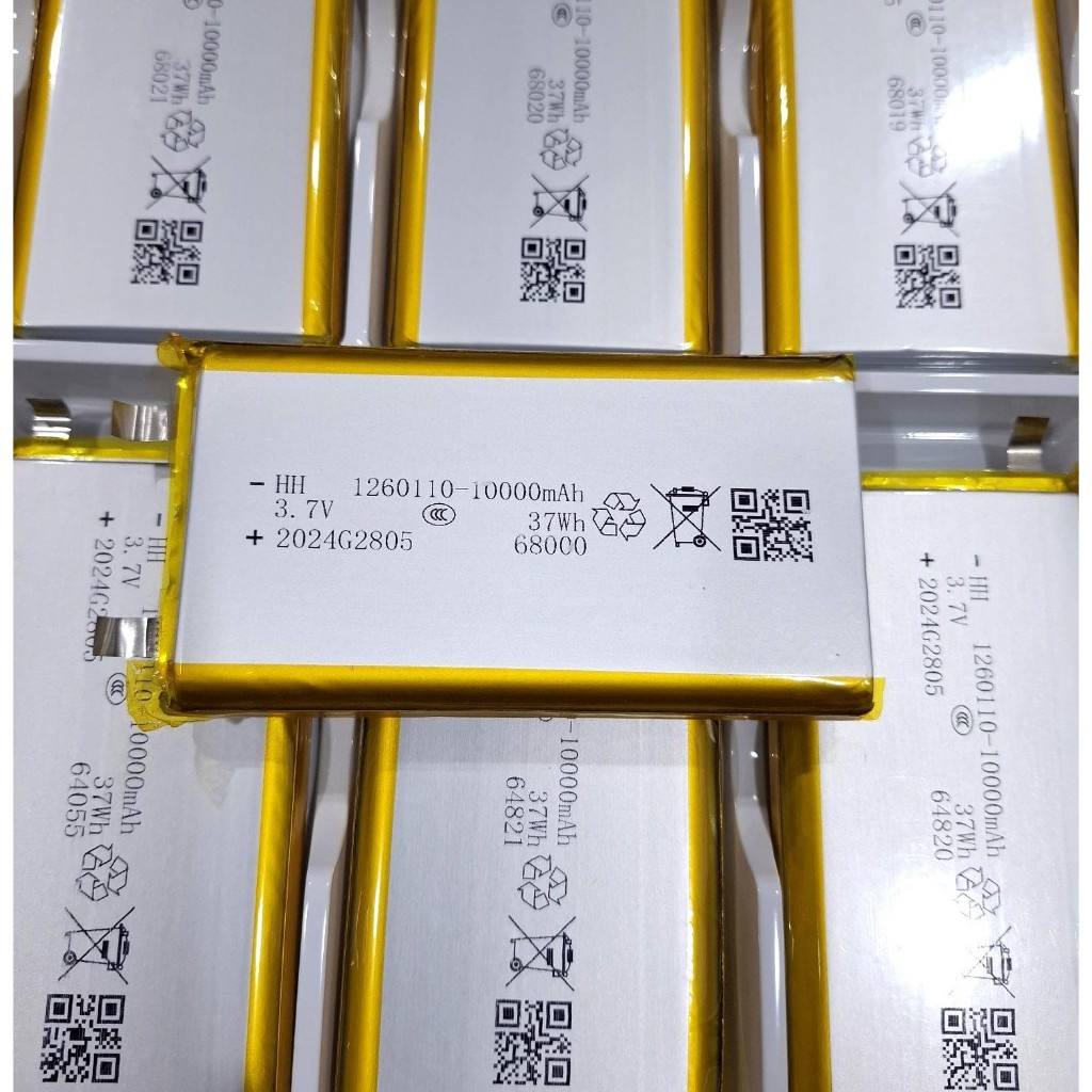 แบตเตอรี่ 1260110 3.7V 10000mAh Lithium polymer li-polymer แบตพาวเวอร์ ...