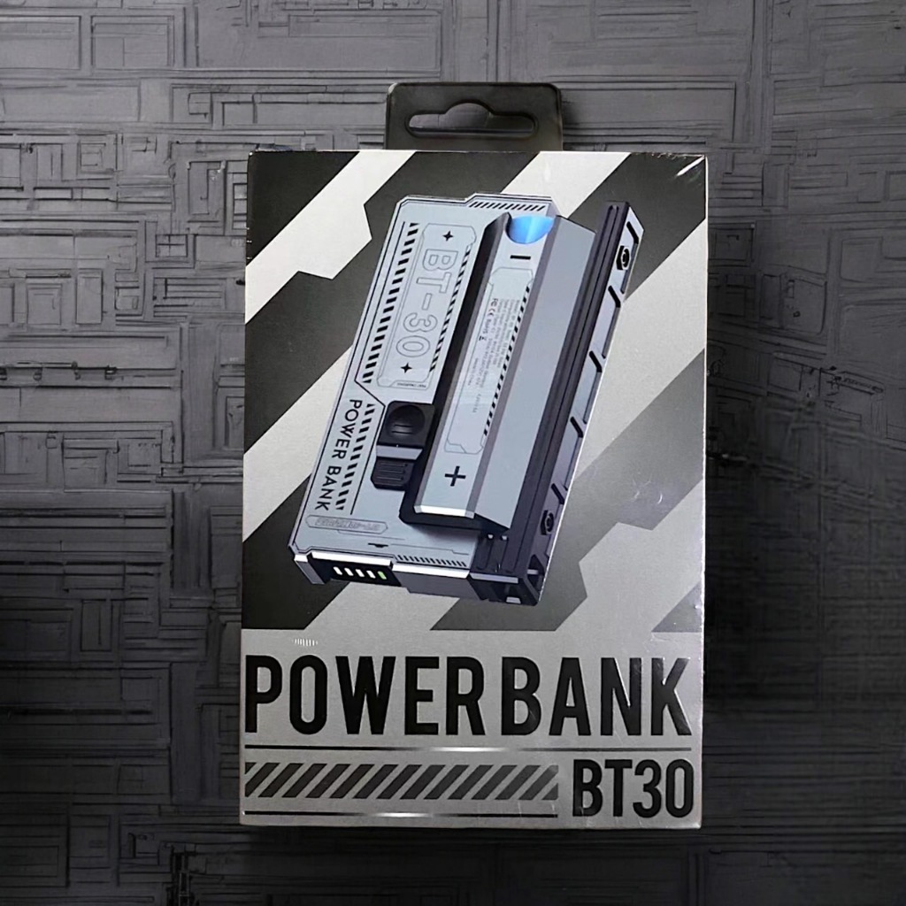 Power Bank ใส่ถ่านแถมถ่านฟรี 1 ก้อน 5000แอมป์ BT30 22.5w 20,000 AM สินค้าพร้อมส่งในไทย | Shopee ...