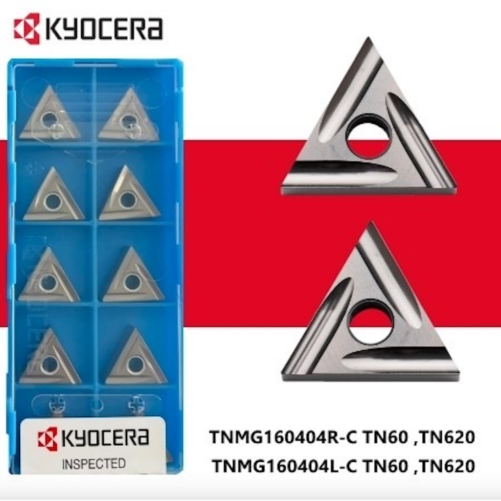 เม็ดมีด Inserts T16 เม็ดสองหน้า มุม 04 08 TNMG160404R-C TNMG160404L-C • 1กล่อง/10เม็ด | Shopee ...