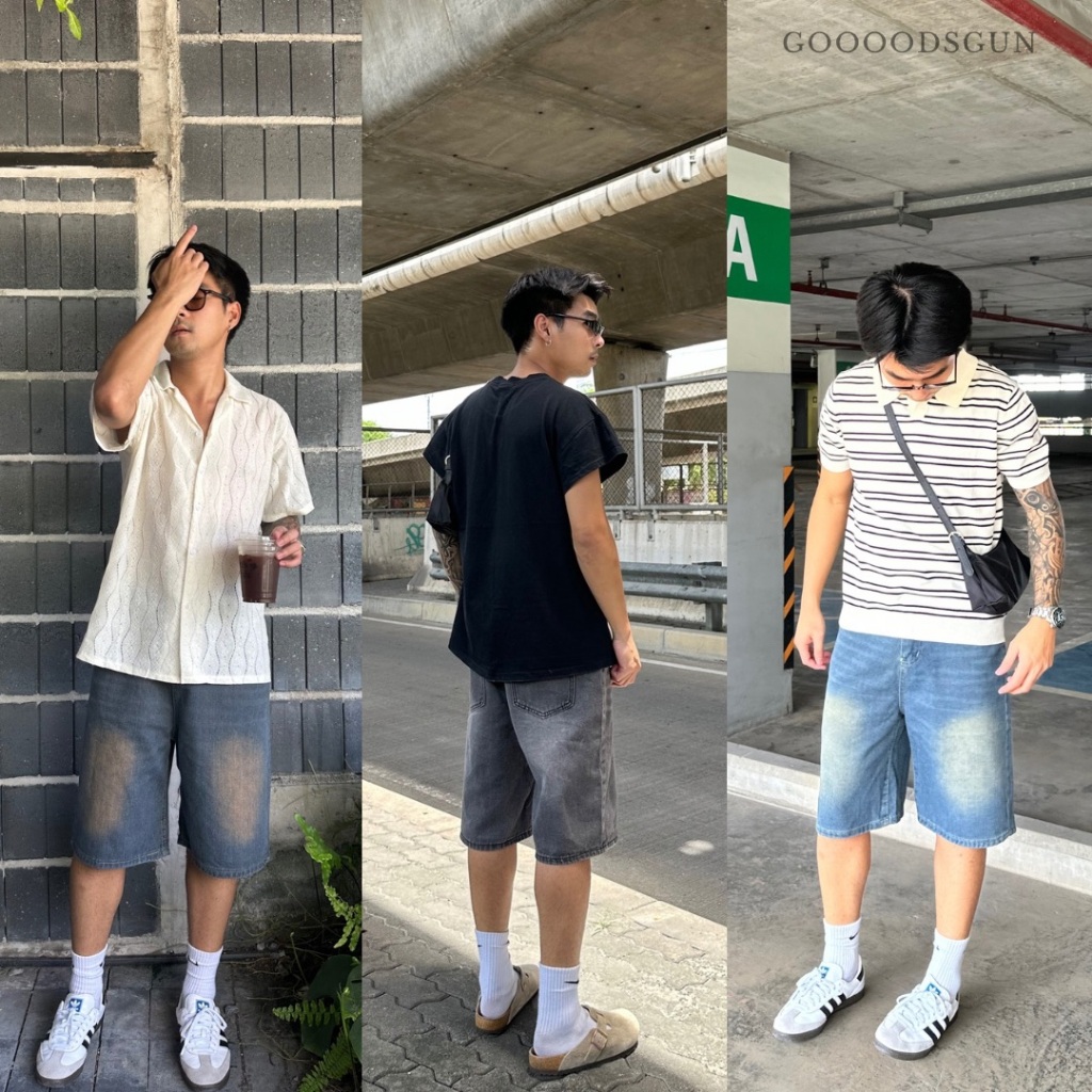 JACOB SHORT JEANS กางเกงยีนส์ขาสั้น กางเกงผู้ชาย กางเกงสตรีท กางเกงวินเทจ กางเกงใส่สบาย | Shopee ...