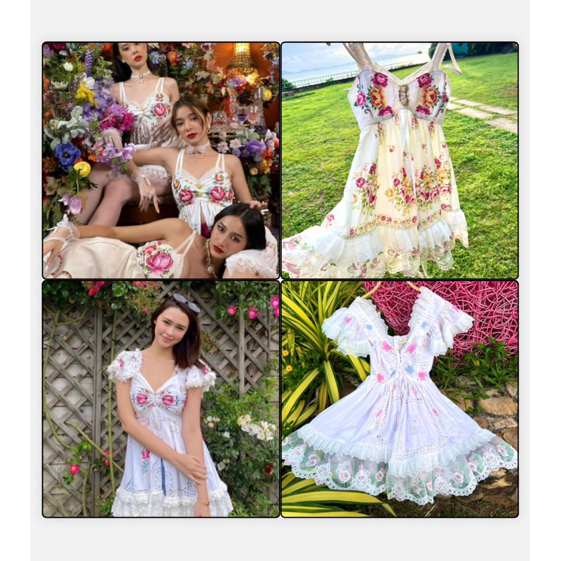 เดรสเมาดอกไม้วินเทจแท้ขายเหมา2ชุด3,990แยกก็ขาย ยูนิเวิร์ส/อบเชย/2seeyou/addegg | Shopee Thailand