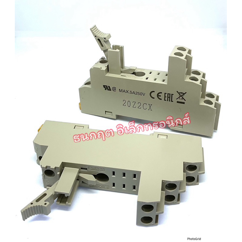 socket P2RF-08-E สำหรับรีเลย์ของแท้ G2R-2-SN ฐานใหม่ P2RFZ-08-E ที่นั่ง ...