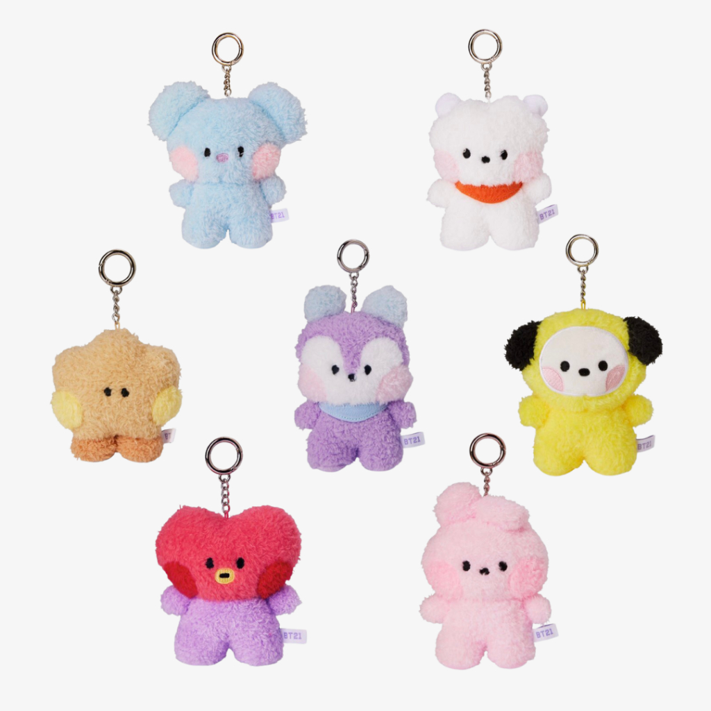 SEOULR | BT21 MININI STANDING PLUSH KEYRING | Shopee Thailand