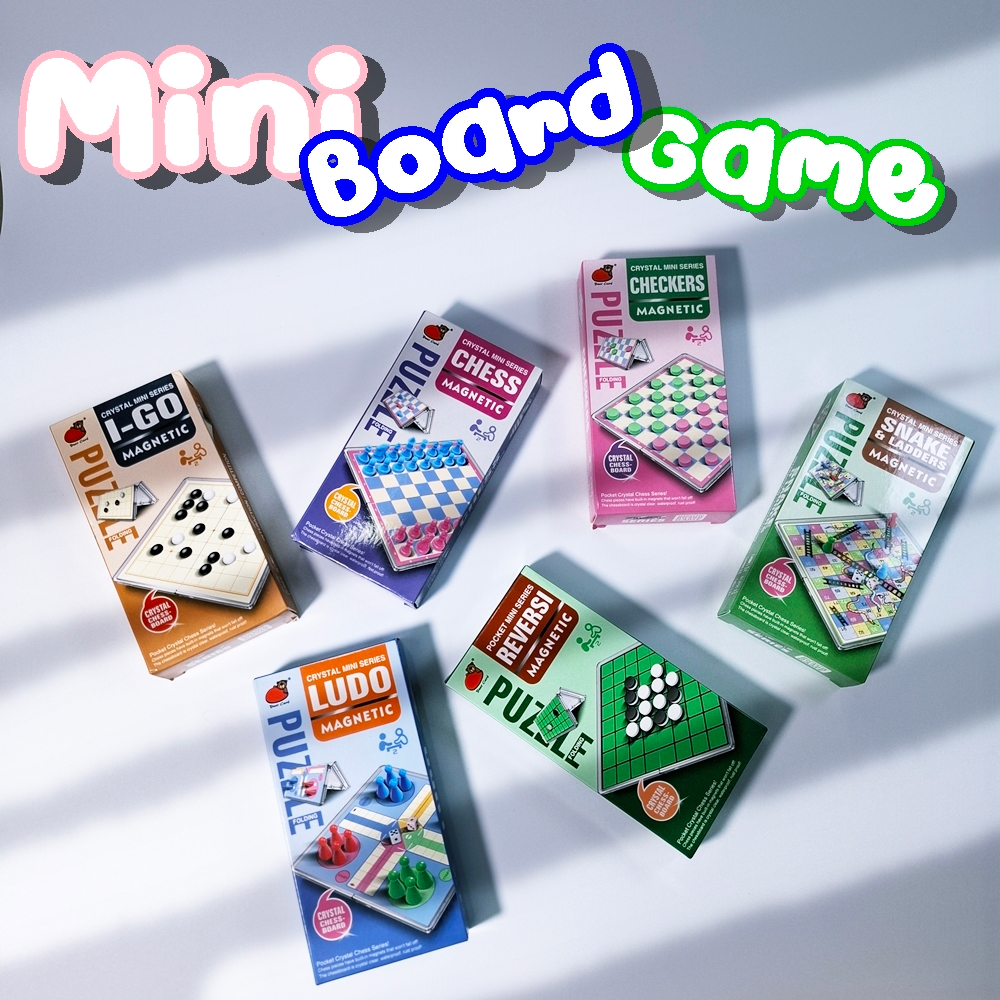 [Super_Chess] NEW! Board Game Crystal Mini series Magnetic รวมเกมกระดาน ...