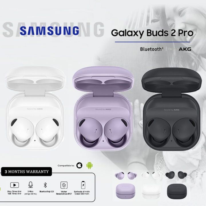 Original Buds 2 Pro Noise Cancelling Earphones with Mic TWS Wireless ...