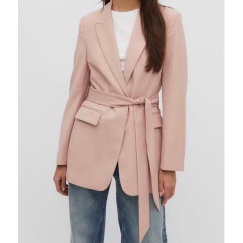 ส่งต่อ เบลเซอร์ Blazer Pomelo สีน้ำเงิน | Shopee Thailand