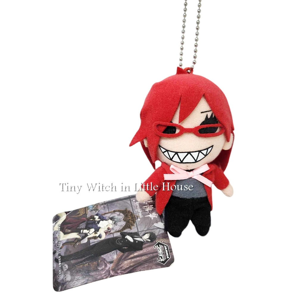 Kuroshitsuji Black Butler Grell Sutcliff Plushie Mascot ตุุ๊กตาพวงกุญแจ ...