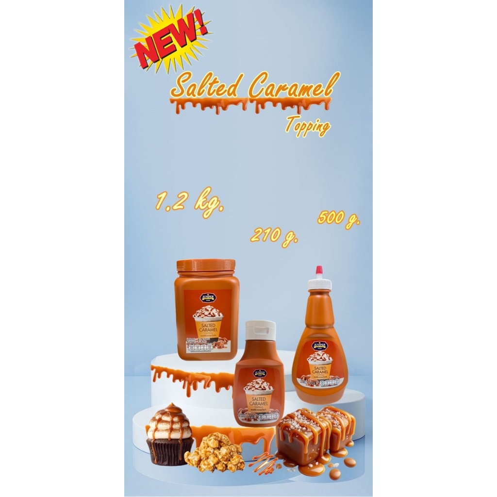 New Juniper Salted Caramel Topping (จูนิเปอร์ ซอลท์เท็ดคาราเมล ท็อปปิ้ง)**จำกัดการสั่งซื้อ 12 ...