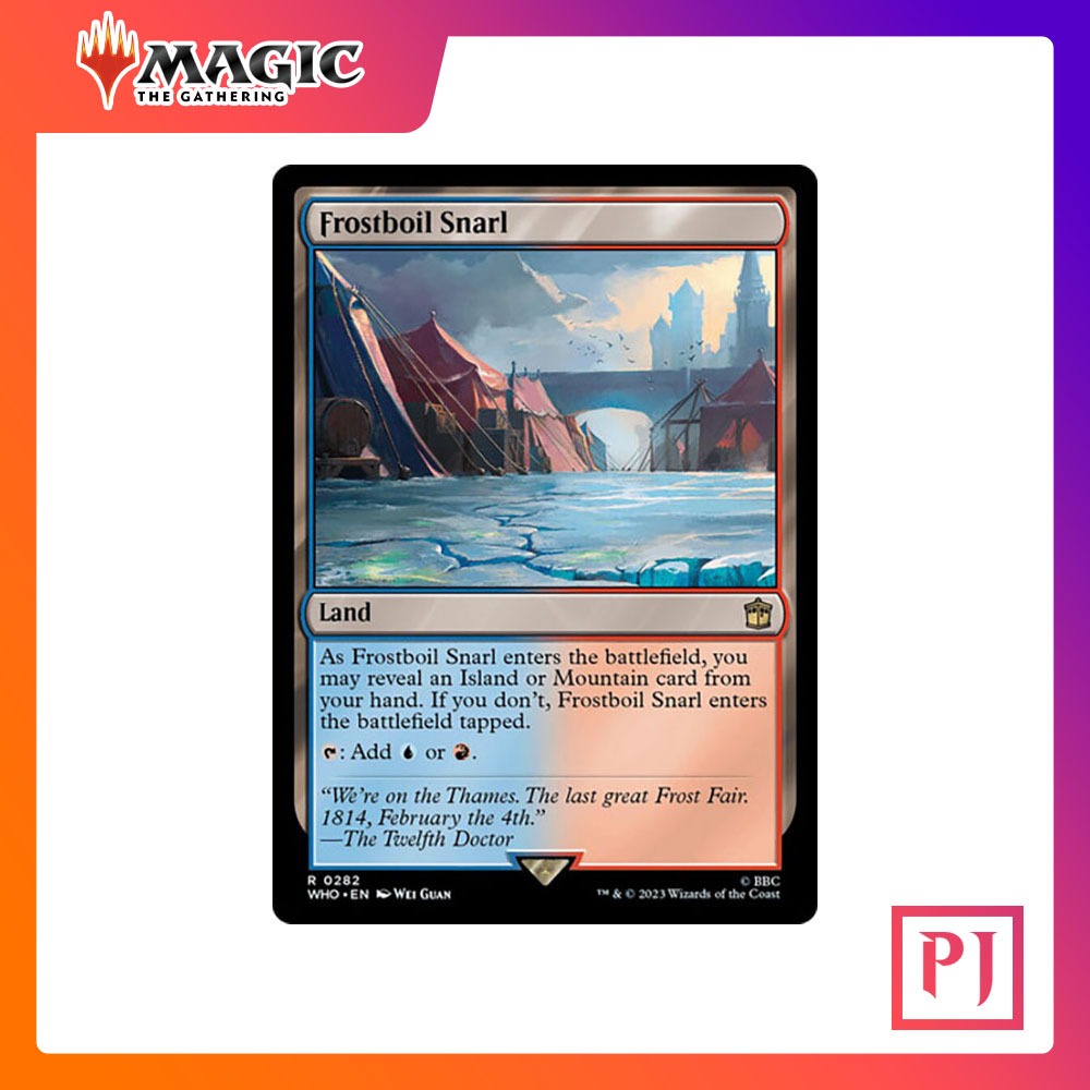 [MTG] Frostboil Snarl [WHO] [LAND] [RARE] [NORMAL] [ENG] (การ์ดเมจิค / Magic the Gathering ...
