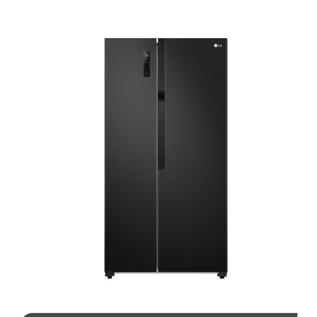 ตู้เย็น LG Side by Side Inverter รุ่น GC-B187JBAM ขนาด 18 คิว สีดำ ...