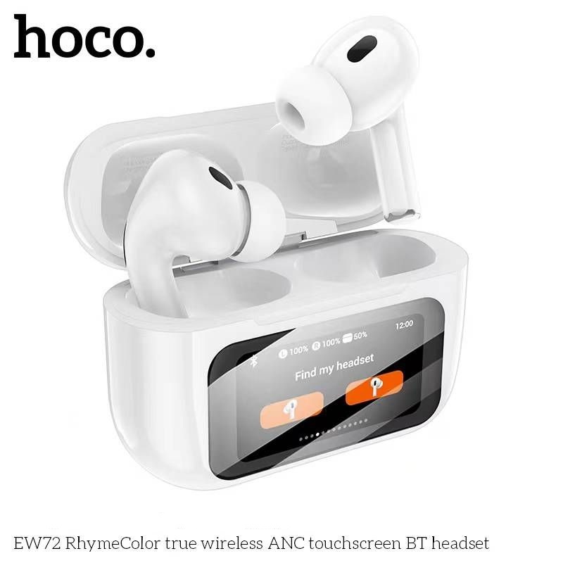 Hoco EW72 หูฟังบลูทูธไร้สาย BT5.4 ระบบตัดเสียงรบกวน ANC จอ LCD ระบบ ...