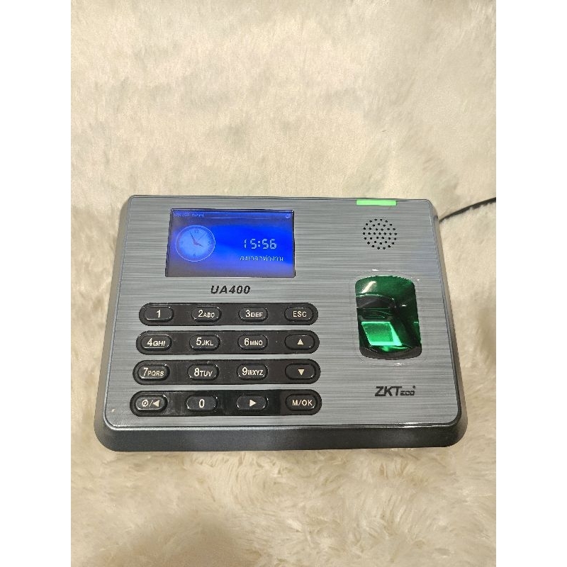 มือ2 เครื่องสแกนนิ้ว สแกนลายนิ้วมือ เครื่องบันทึกเวลาทำงาน SKT eco รุ่น UA400 เปิดติด ไม่มีสายไฟ ...