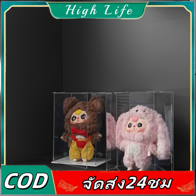 มีประตูเปิด-ปิด กล่องใส baby three v3 กล่องโมเดล baby tree v3 กล่องอะคร ...