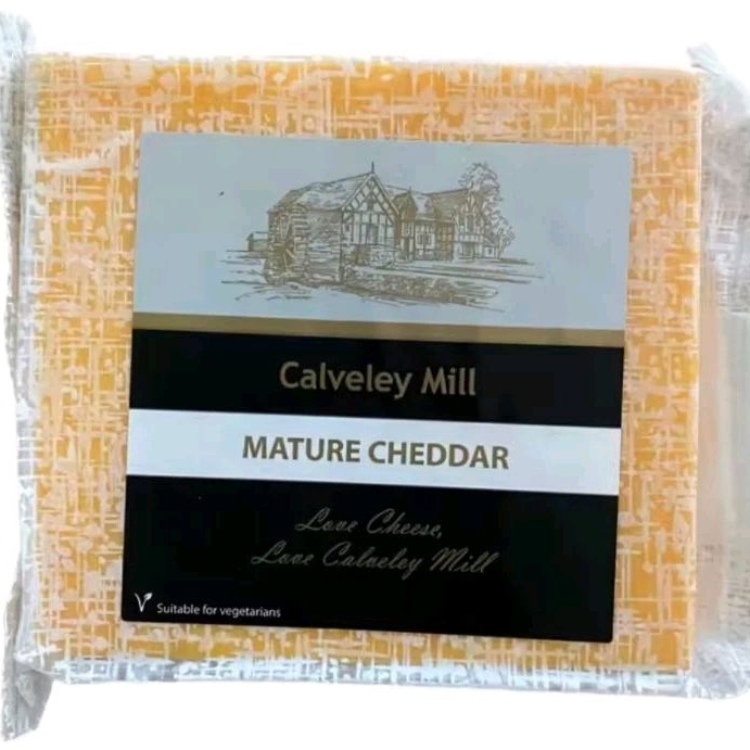 Calveley Mill Coloured Mature Cheddar 200g คาลวีลี่ย์ มิลล์ เชดด้า ชีส ...