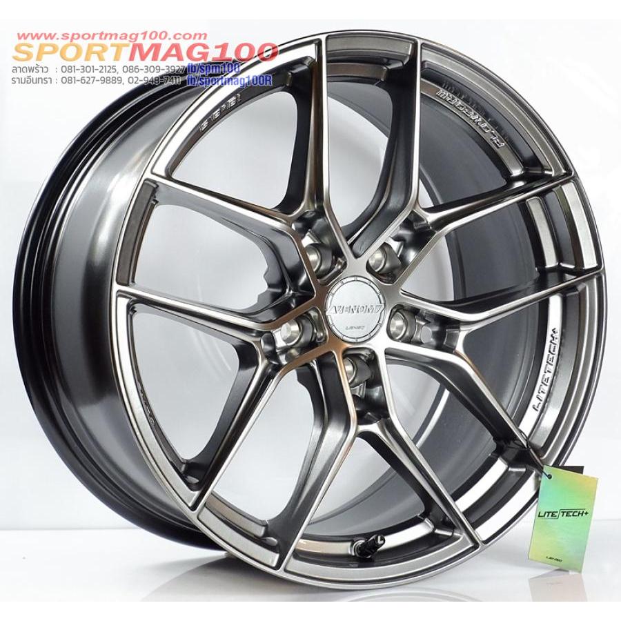 ล้อแม็กซ์ Lenso VENOM V3N LITETECH สีไฮเปอร์แบล็ค 8.5-18นิ้ว 5รู114 E35 ...